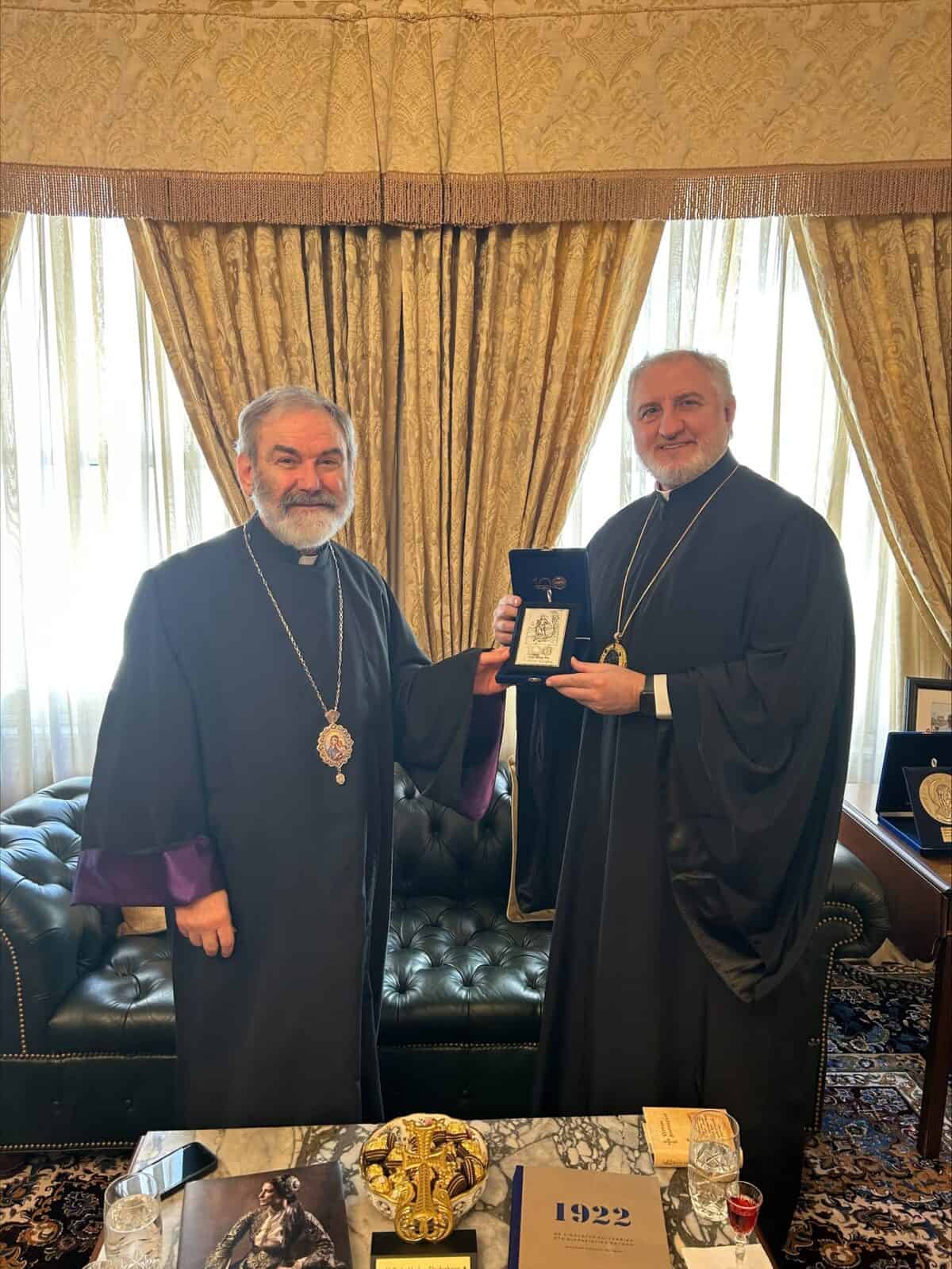 ARCHBISHOP ANOUSHAVAN VISITS ARCHBISHOP ELPIDOPHOROS AT GREEK ...